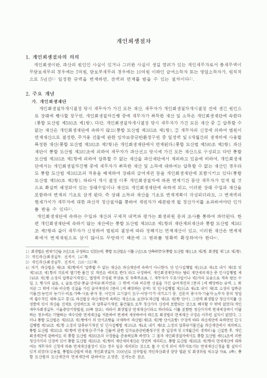 개인회생절차