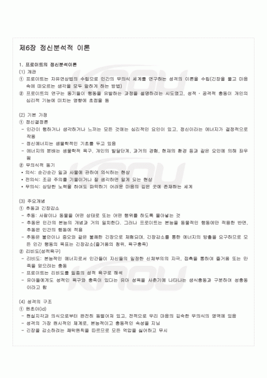 2009년 1학기 인간행동과사회환경 출석대체시험 핵심체크(교육/청소년)