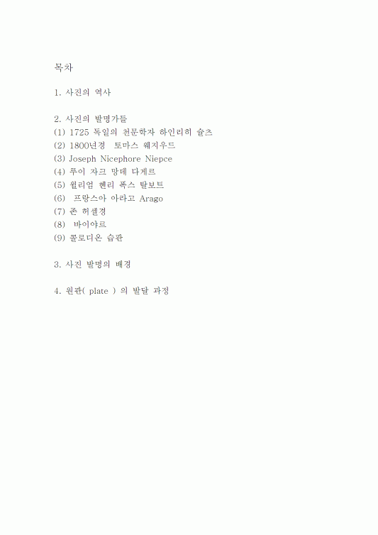 [사진학개론]사진 조사, 연구