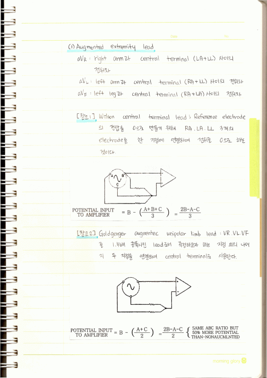 생리학 실험 보고서 [Electrocardiograph(심전도)]