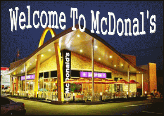 McDonald PPT 레포트 자료