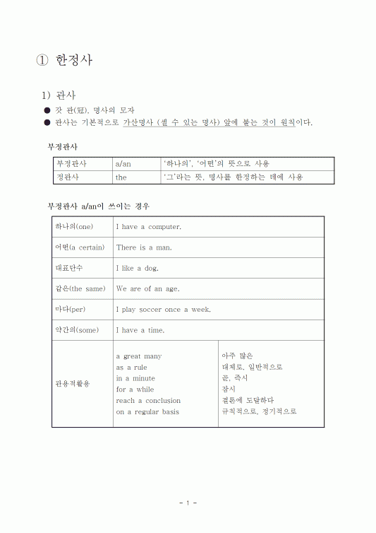 실용영어 부록book
