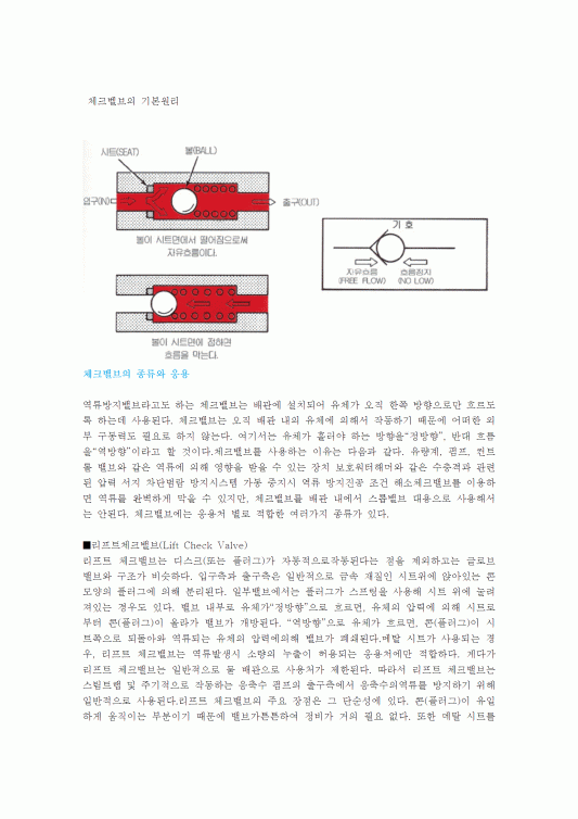 모터 및 벨브 조사