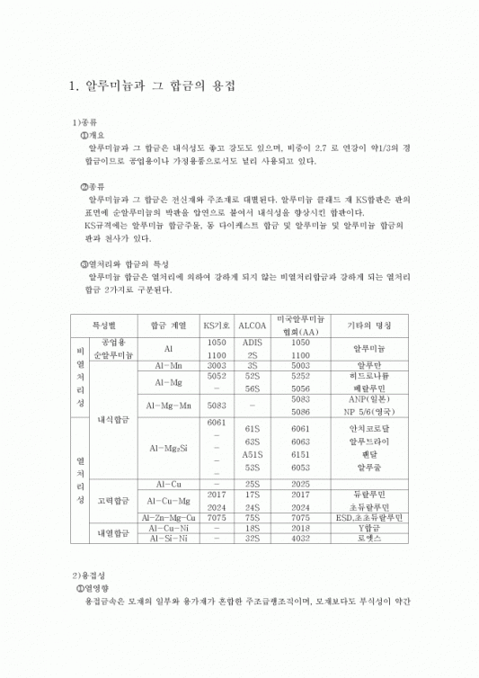 용접 공학 요약정리 비금속 용접