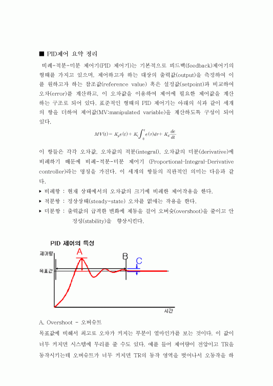 자동제어 레포트 자료