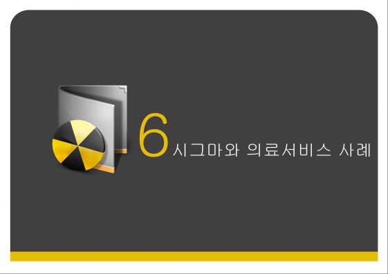 의료서비스 6시그마 분석