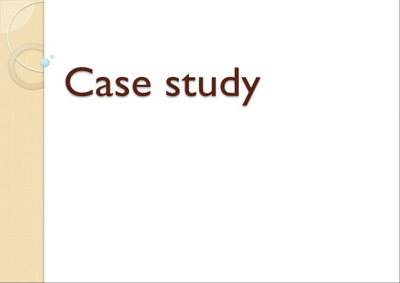 노인 치매 간호과정 Case study.ppt