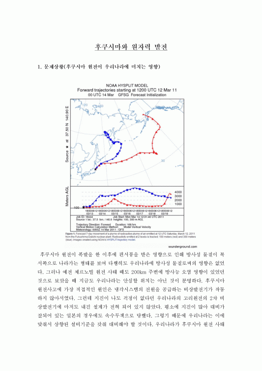 후쿠시마(福島)와 원자력 발전(원전)