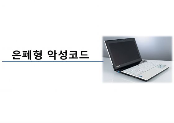 은폐형 악성 코드