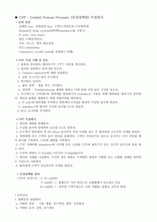 CVP 레포트 자료