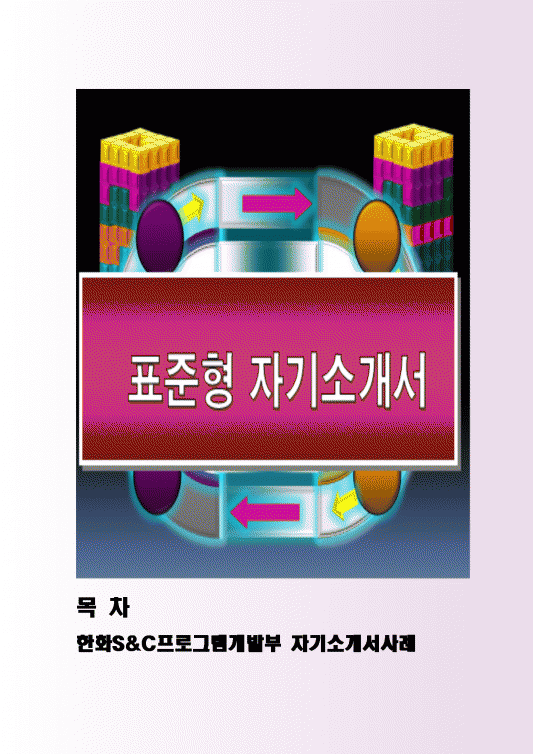 추천하고 싶은 한화S&C 프로그램개발부 자기소개서, 자소서 사례