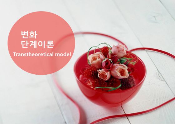 [건강증진이론] 변화단계이론