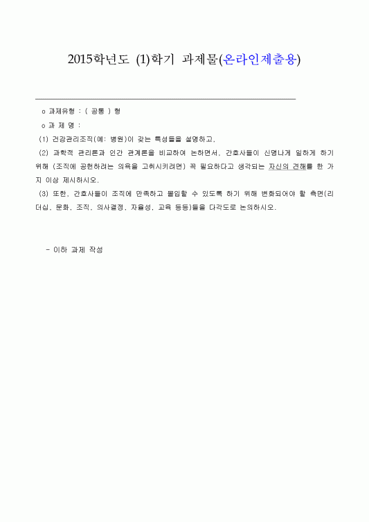 전략적간호관리(2)