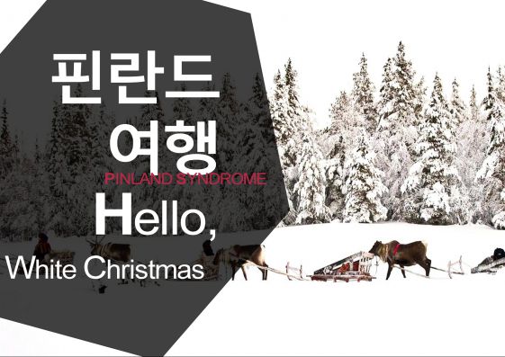 핀란드 여행 레포트 자료