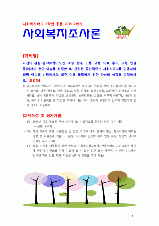 [2019 사회복지조사론][고령화] 자신의 관심 분야(아동 노인 여성 장애 노동 고용 의료 주거 교육 인권 등)에서의 현안 이슈를 선정한 후 관련된 공신력있는 사회지표1)를 인용하여 해당 이슈를 비평하시오. 또한 이를 해결하기 위한 자신의 생각을 피력하시오. [고령화]