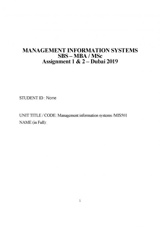 MBA Management information systems cloud computing comprehensive CRM system E-policies Application of Voyage system Information system  UPS