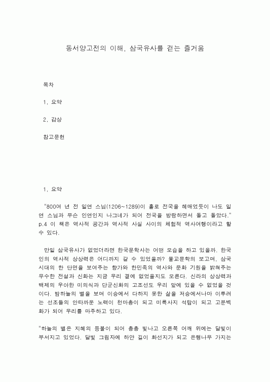 동서양고전의 이해, 삼국유사를 걷는 즐거움