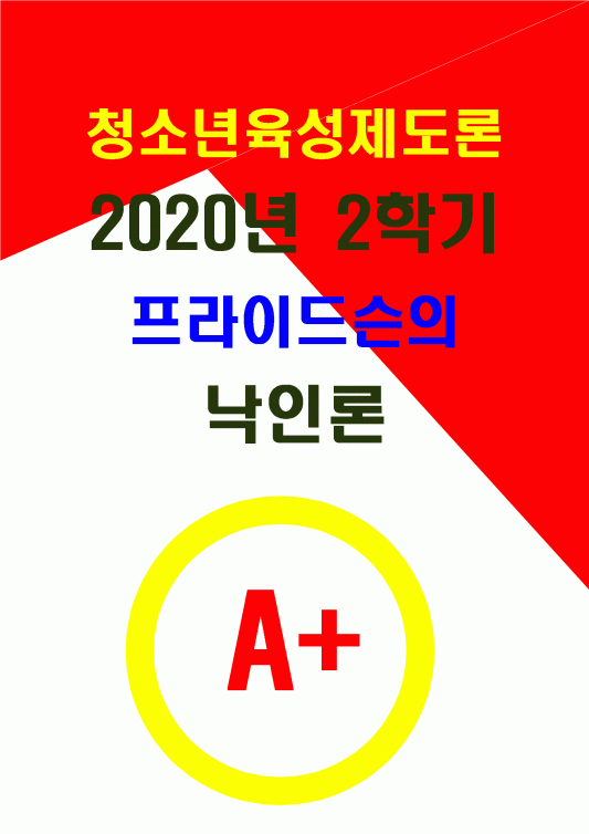 청소년육성제도론 2020학년도 2학기] 청소년수련시설 방문보고서 작성