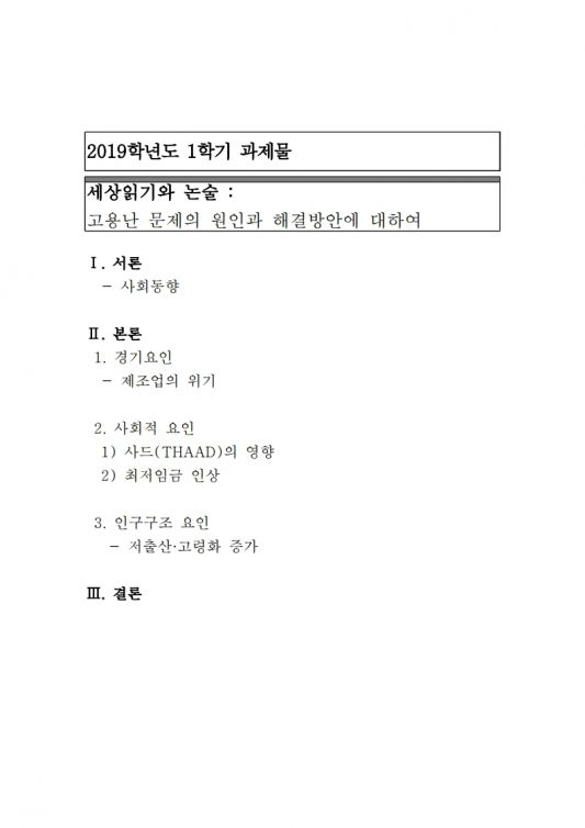 [방통대] 세상읽기와 논술 : 과제