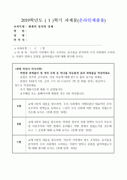 191세계정치와경제