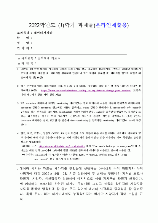 2022년1학기 데이터 시각화 과제물