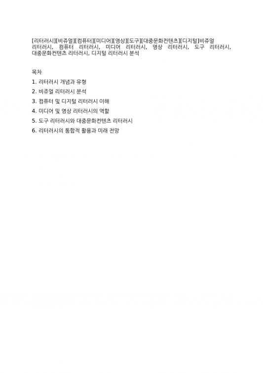 [리터러시][비쥬얼][컴퓨터][미디어][영상][도구][대중문화컨텐츠][디지털]비쥬얼 리터러시, 컴퓨터 리터러시, 미디어 리터러시, 영상 리터러시, 도구 리터러시, 대중문화컨텐츠 리터러시, 디지털 리터러시 분석