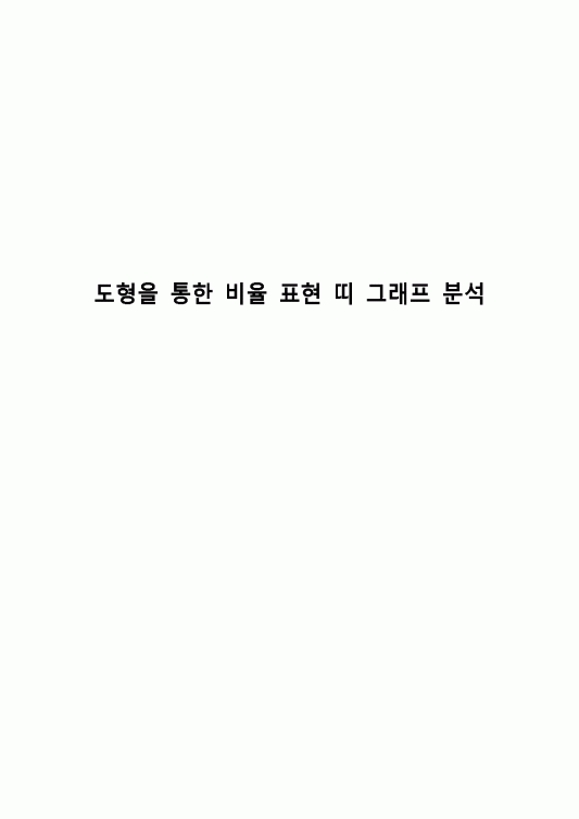 도형을 통한 비율 표현 띠 그래프 분석