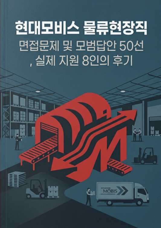 현대모비스 물류현장직 실제면접 후기기출] 현대모비스 물류현장직 채용 면접 (현대모비스 물류현장직 실전 기출 면접 질문 및 모범 답변 50선)