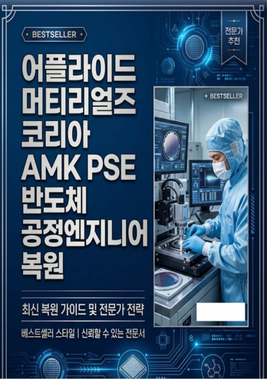 어플라이드 머티리얼즈 코리아 AMK PSE 반도체 공정엔지니어 면접 기출 50선 답변, 실제 면접지원 7인의 후기