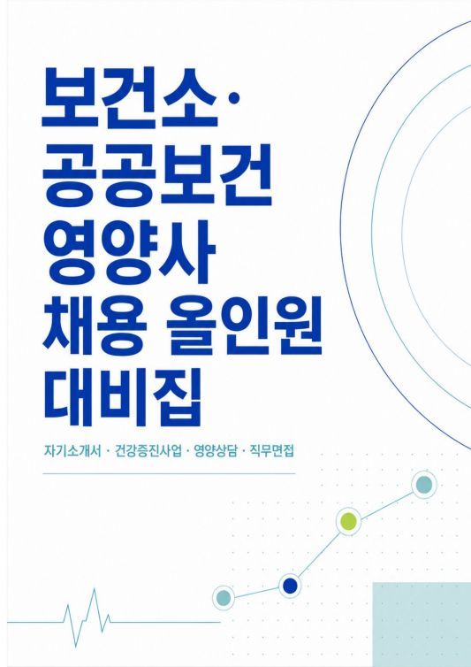 보건소 공공보건 영양사 채용 올인원 대비집