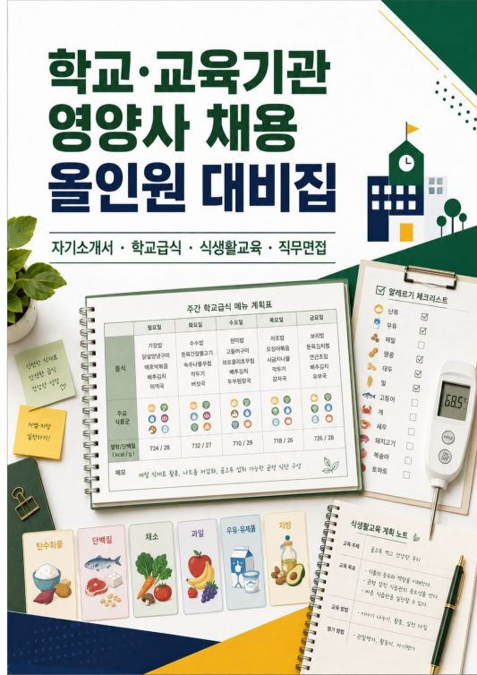 학교 교육기관 영양사 채용 올인원 대비집