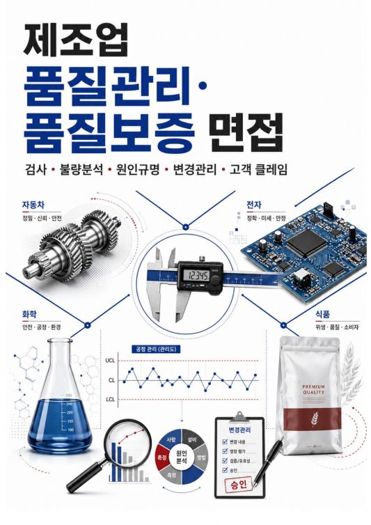 제조업 품질관리·품질보증 면접 불량분석고객대응 대비가이드