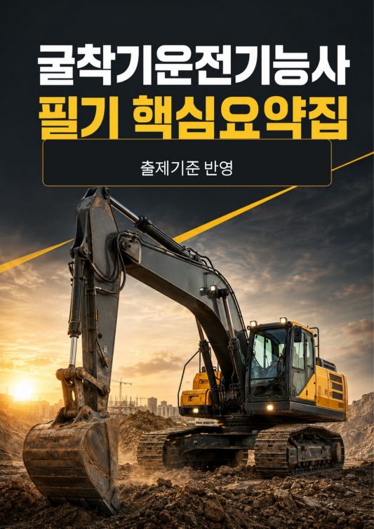 굴착기운전기능사 필기 핵심요약집