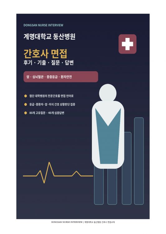 계명대학교 동산병원 간호사 면접후기 면접기출 면접질문 답변 모음