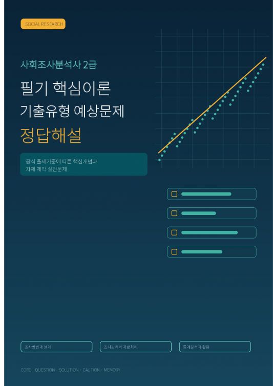 사회조사분석사 2급 필기 핵심이론 예상문제 정답해설