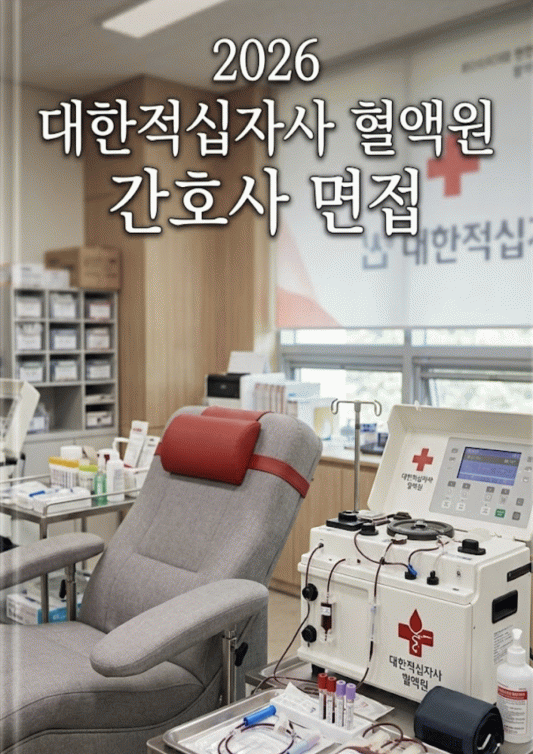대한적십자사 혈액원 간호사 상세한 면접후기 8명 및 기출질문 직무상식