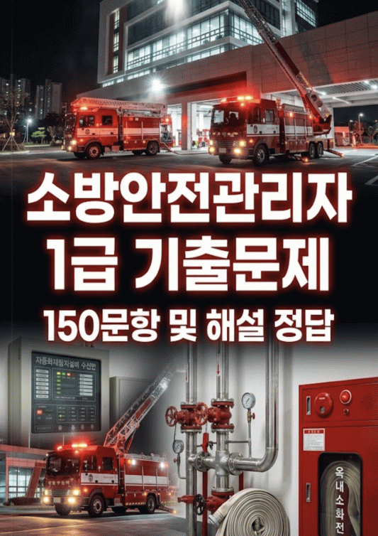 2026 소방안전관리자 1급 기출문제 복원 족보