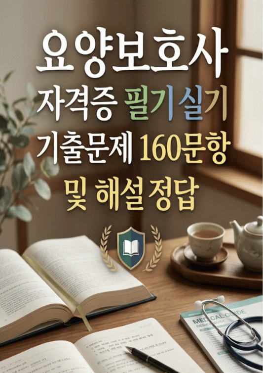 [2026 개정] 요양보호사 자격증 필기 실기 기출문제