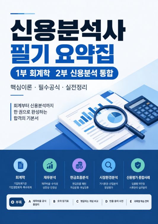 신용분석사 요약 정리노트 [1부 회계학 2부 신용분석 통합]