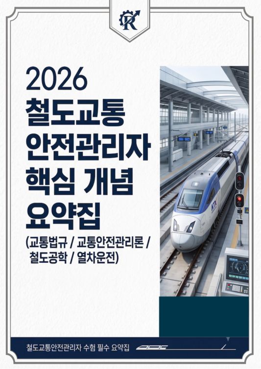 2026 철도교통안전관리자 핵심개념 요약집 [교통법규 /교통안전관리론 /철도공학 /열차운전]