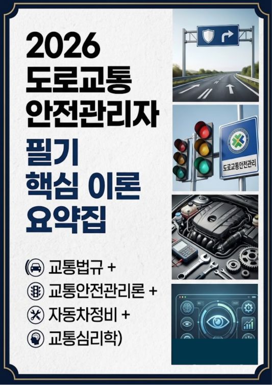 2026 도로교통안전관리자 필기 핵심 이론 요약시크릿노트 O/X 기출포함
