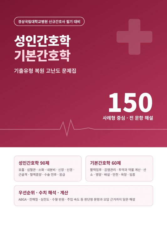 경상국립대학교병원 필기 기출문제 150제 [수험자 복원본]