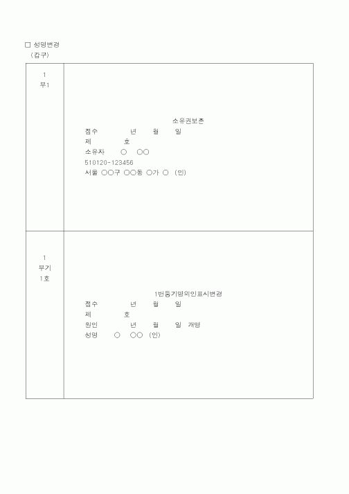 서식 미리보기