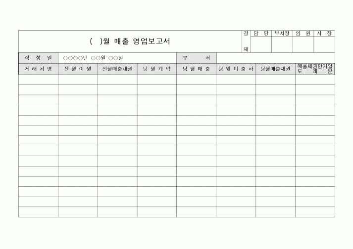 서식 미리보기