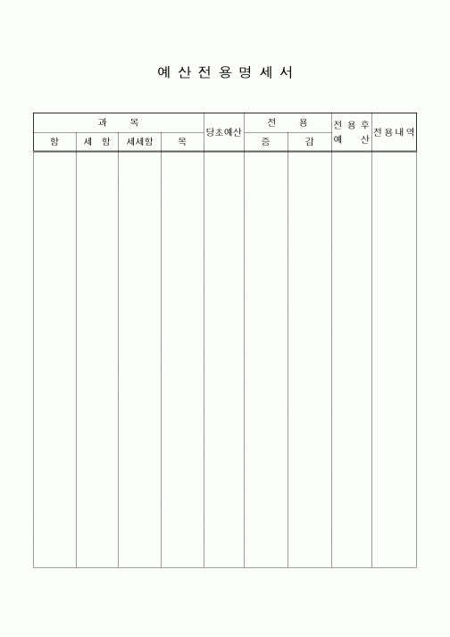 서식 미리보기