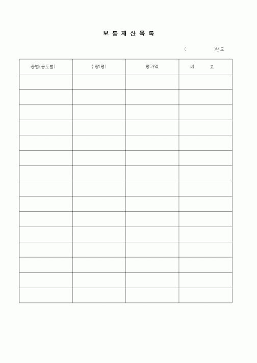 서식 미리보기