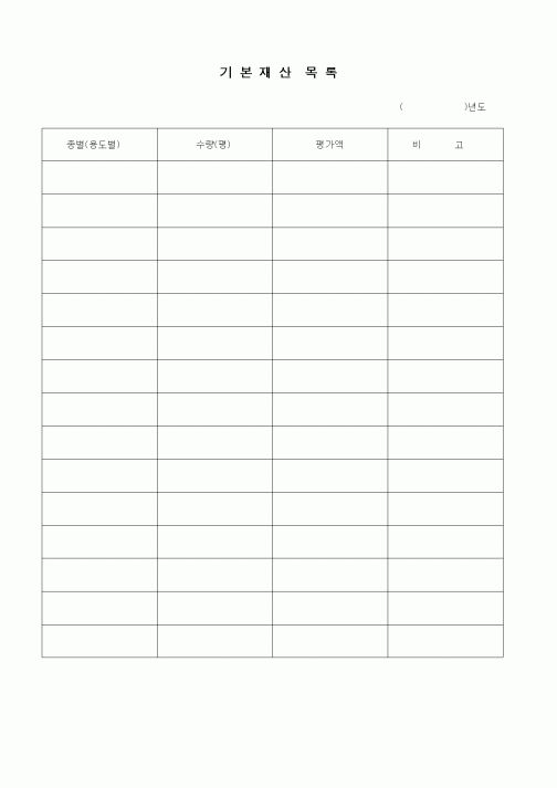 서식 미리보기