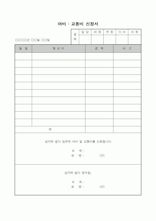 서식 미리보기