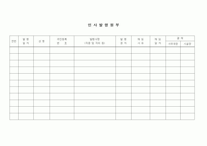 서식 미리보기