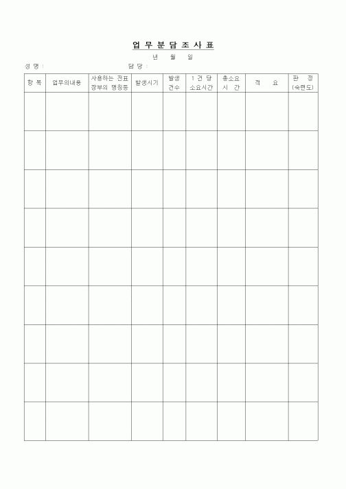 서식 미리보기